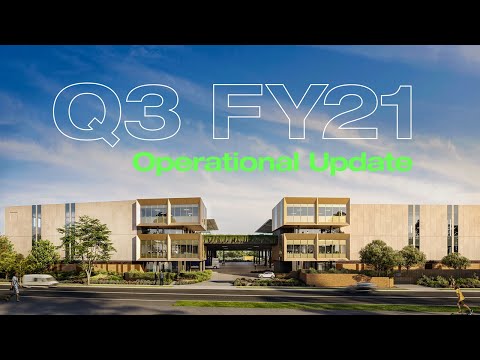 Goodman Operational Update Q3 FY21