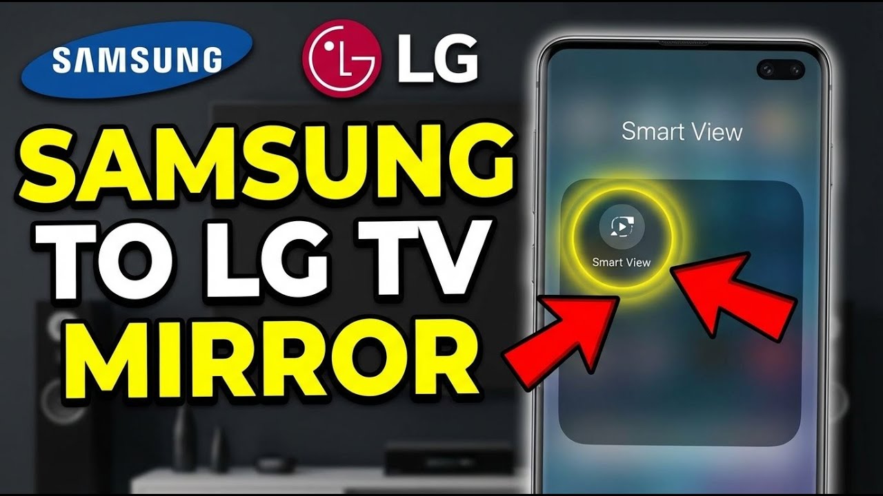 How to screen mirror Samsung phone to LG TV - Step by Step