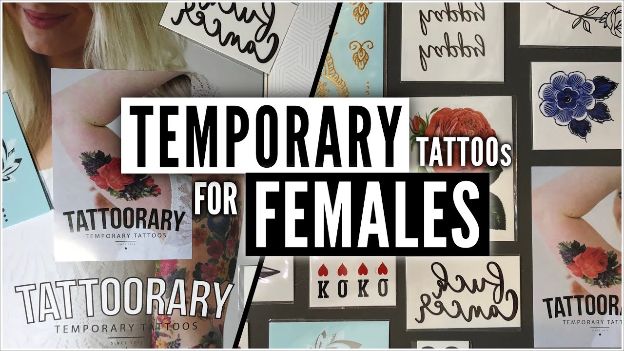 Perfect TEMPORARY TATTOOS for Females, Festivals & Costumes | Tattoorary Review
