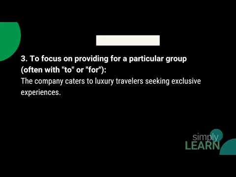Cater meaning in English