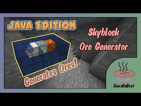 Skyblock Ore Generator In Vanilla Minecraft! [1.13-1.16] Minecraft Data Pack
