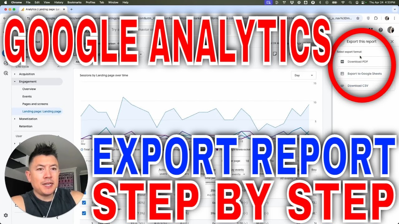 ✅ How To Export Report From Google Analytics To PDF Or Excel 🔴