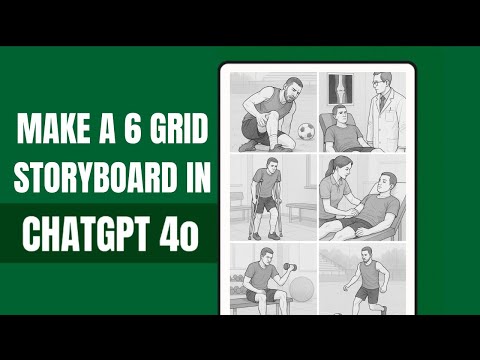 Make High CTR 6 Grid Storyboard In ChatGPT4o [Native Ads or Pinterest Pin]