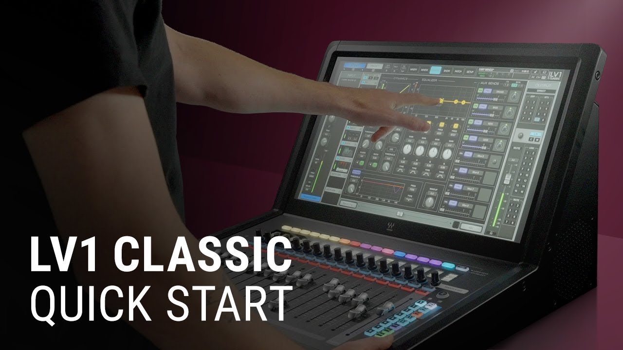 Getting Started with eMotion LV1 Classic - eMotion LV1 Classic Console - Waves Community Forum
