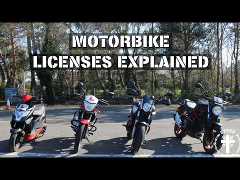 Motorbike licenses explained!