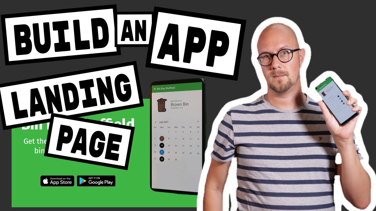 Build an App Landing Page in HTML + CSS