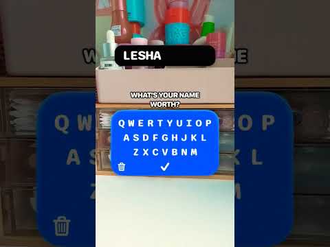 seeing how much my name is worth #filter