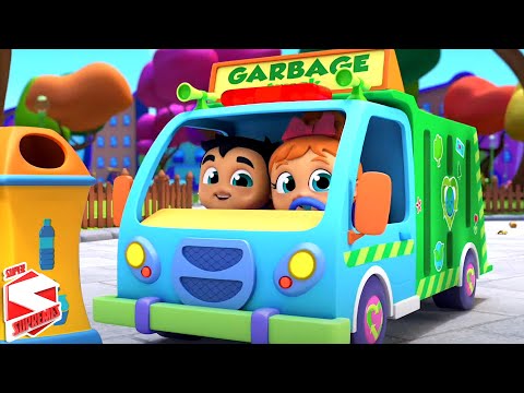 Wheels On The Garbage Truck + More Nursery Rhymes & Songs for Babies