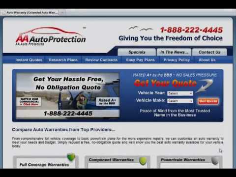 Auto Warranties - AA Auto Protection