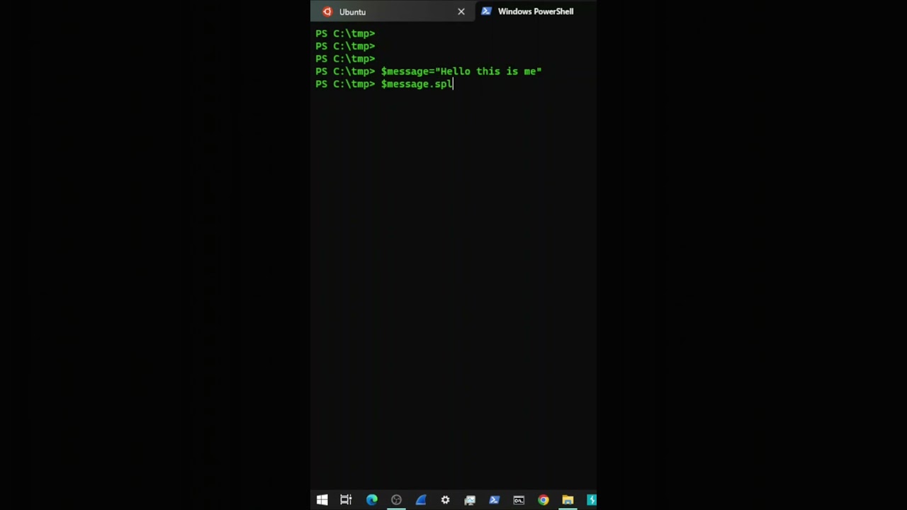 [PS] Convert String into array with Split command