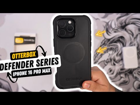 iPhone 16 Pro Max OtterBox Defender Series Pro Case Black