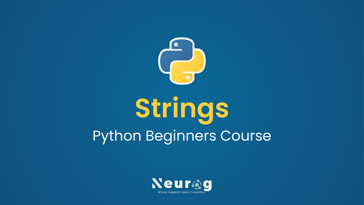 Introduction to Strings in Python | How to Use Strings in Python | String Methods & Formatting