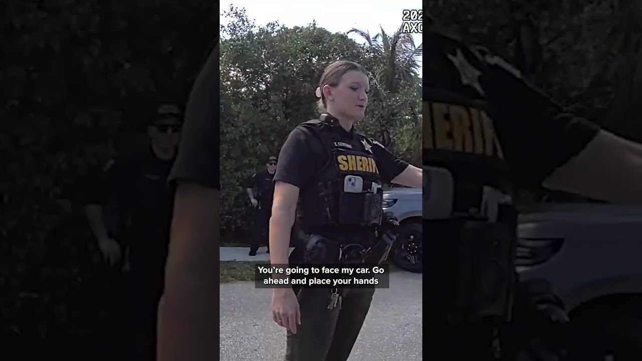 Body cam footage shows moment Tiger Woods is placed under arrest, put in cop car