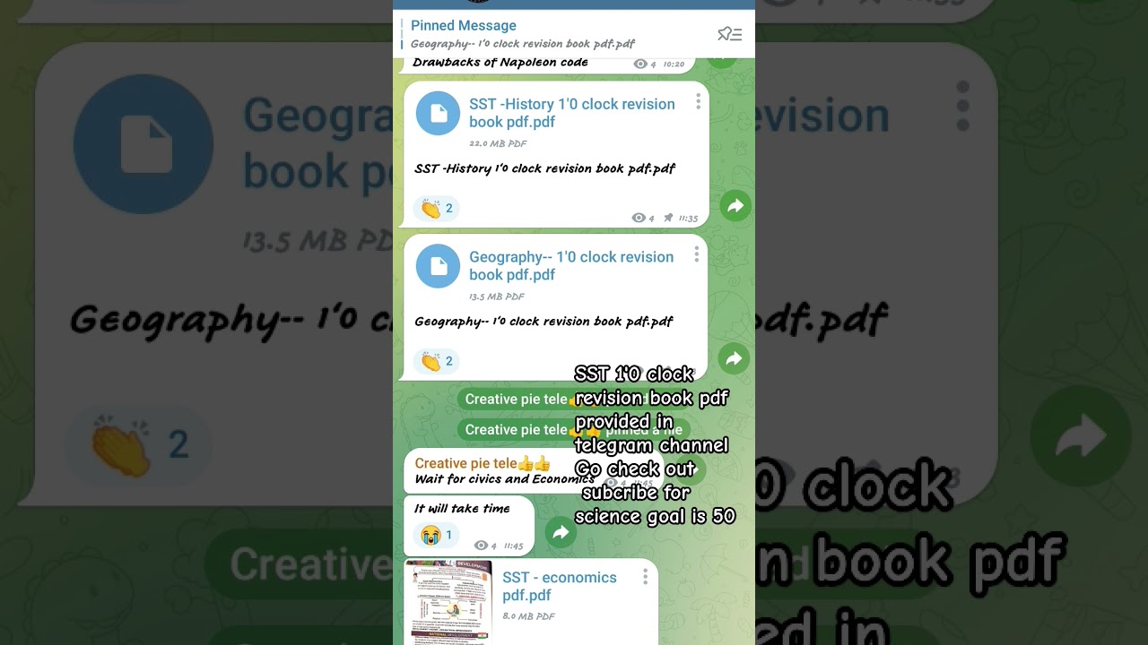 Go and check the PDF of SS 1'0 revision book on my telegram channel