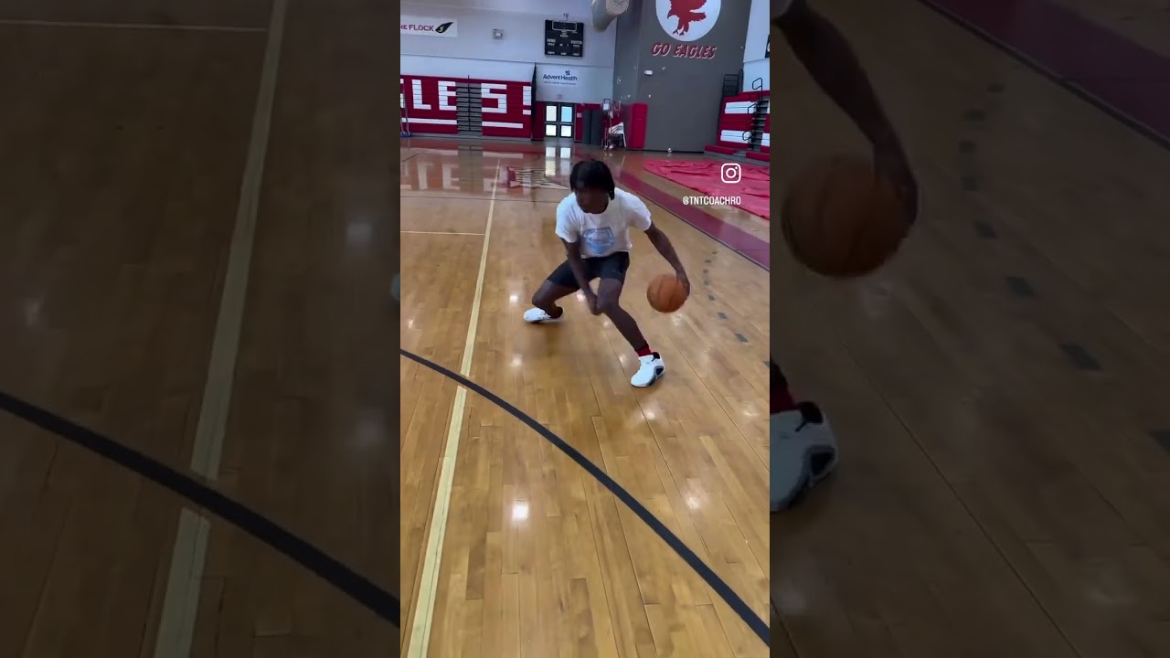 Elite D1 prospect Dylan Foster working pace, handle, touch, screens & catch-and-shoot flow 🔥#work