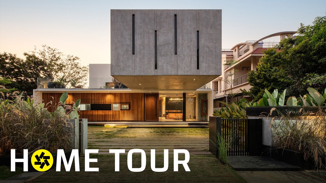Inside the 24-Feet Cantilever Bengaluru House (House Tour)