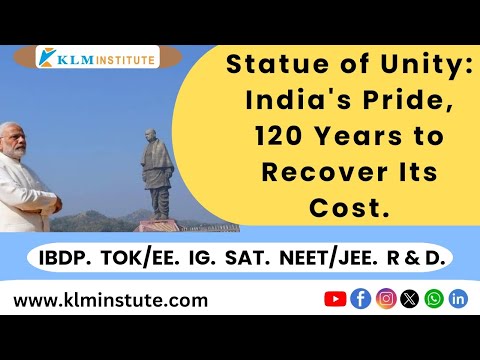 India's Pride, Statue of Unity, May Take 120 Years to Recover Its Cost.