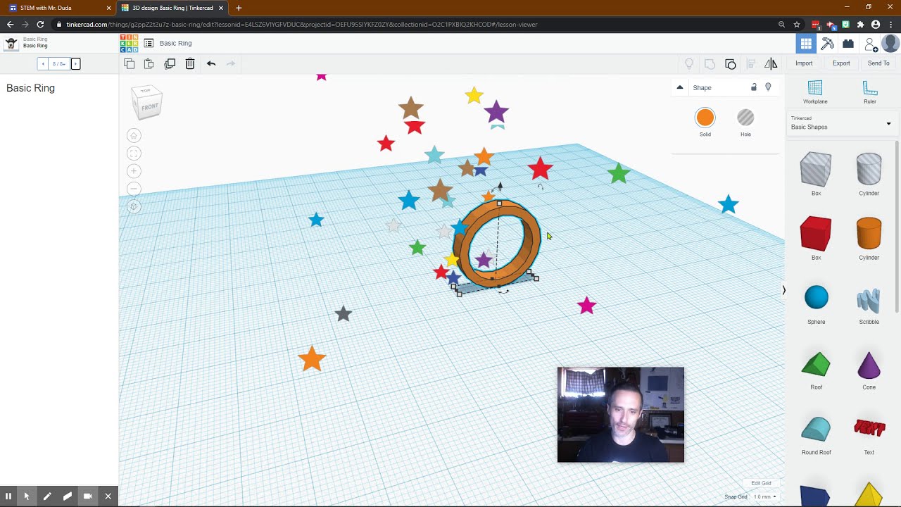 Basic Ring Tutorial in TinkerCAD 3D