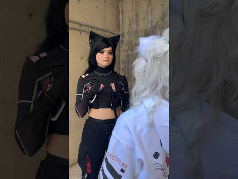 Itβs only then she realized, she IS a furry. #cosplay #blackcat #catgirl #meme #anime @Athena_grimes