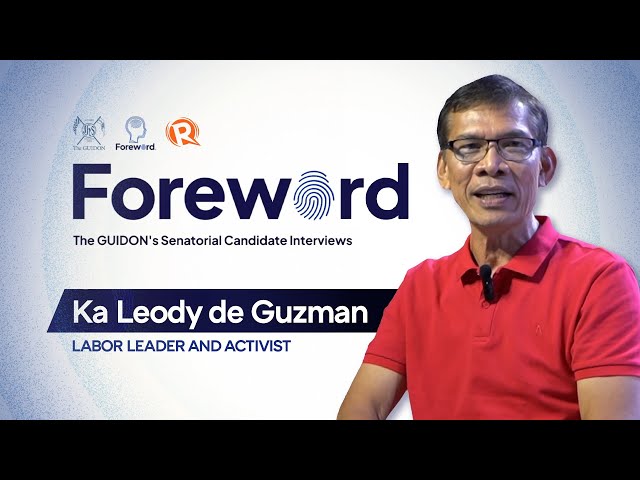 WATCH: GUIDON’s Foreword 2025 interview with Ka Leody de Guzman