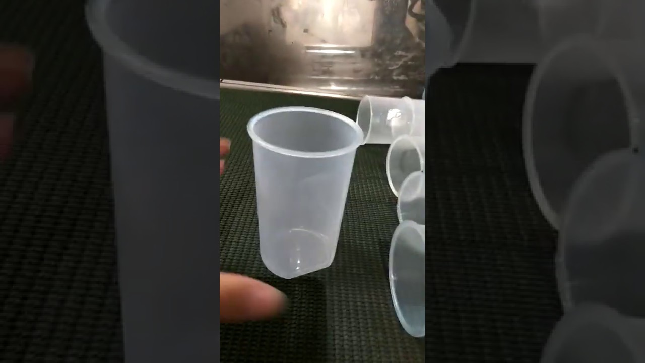 4 cavity thin-wall water cup mold testing
