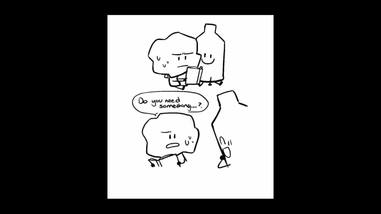 Bottle Compliments Tree (Trottle) [BFDI Comic]