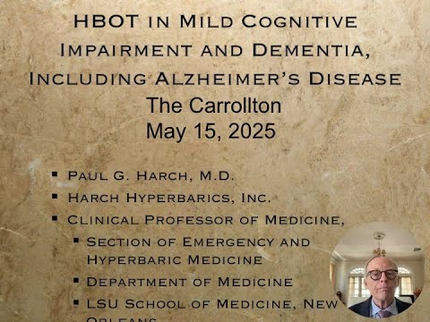 HBOT in Dementia May 24, 2025