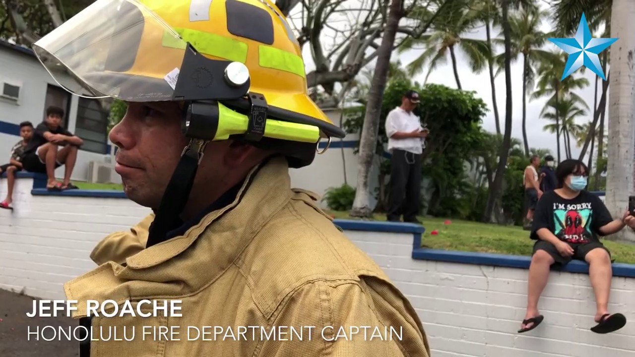 Honolulu firefighters douse fire at abandoned home on Pensacola Street ...