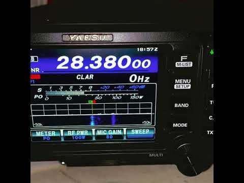 First 10 meter contact.