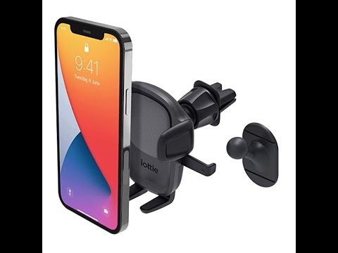 iOttie Easy One Touch 5 Air Vent Car Mount Phone Holder. English Review and how to install