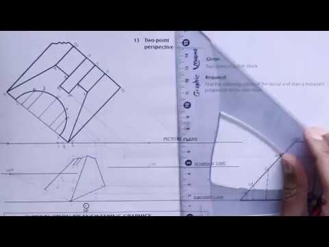 MECN 1003: Perspective drawing - a revisit of a favourite class example
