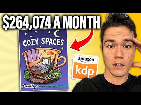 $264K PER MONTH Publishing SIMPLE Coloring Books on Amazon KDP - Here's How