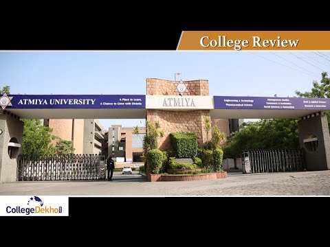 Atmiya University - Admission 2026, Fees, Courses, Placement, Ranking