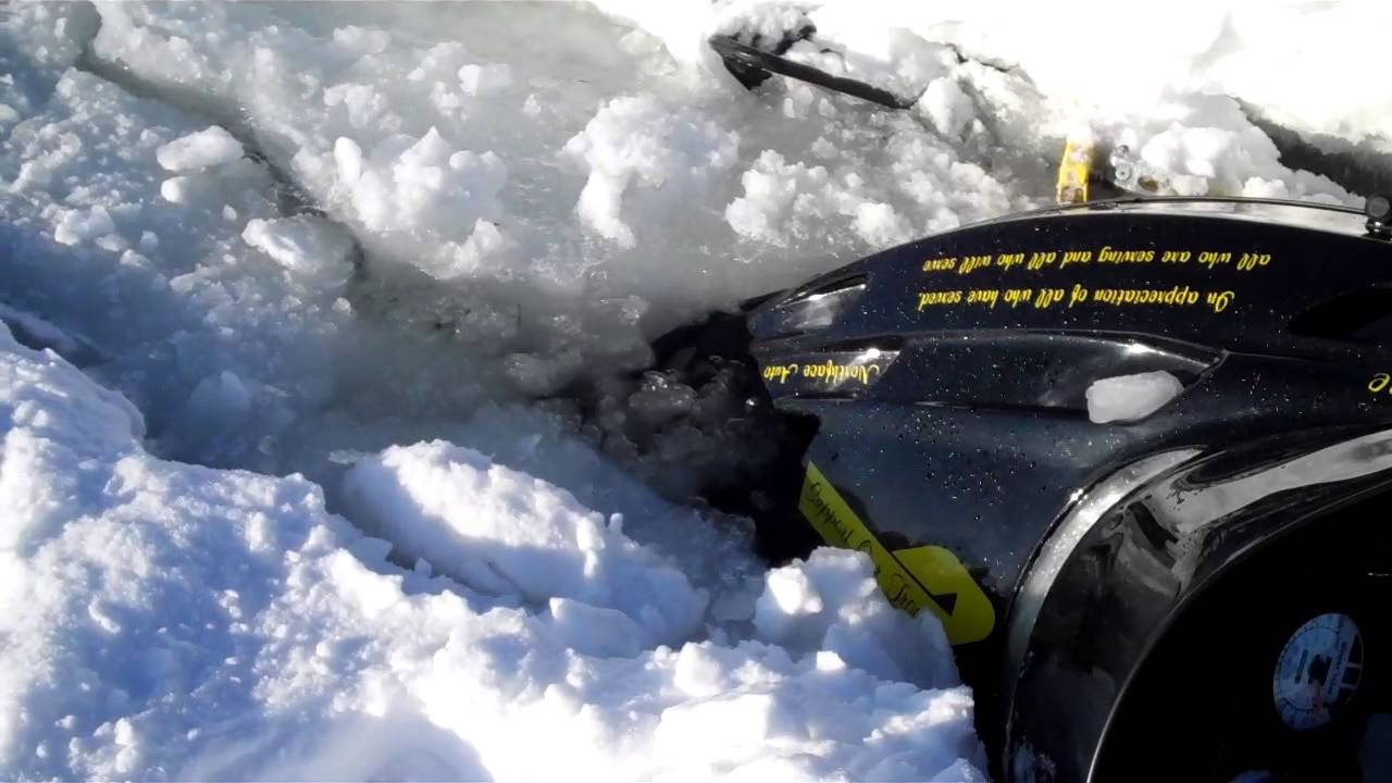 Iditarod Snowmachine Wreck - In Overflow