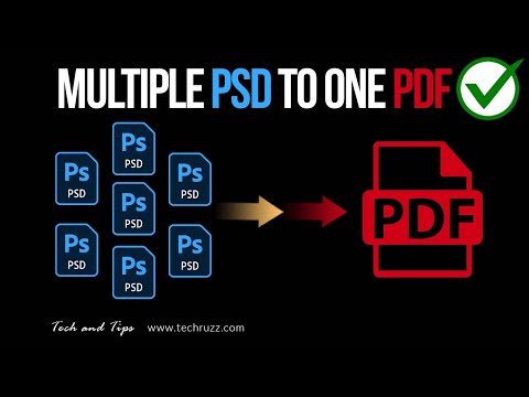 ✅ How to Save Multiple Photoshop Files as One PDF