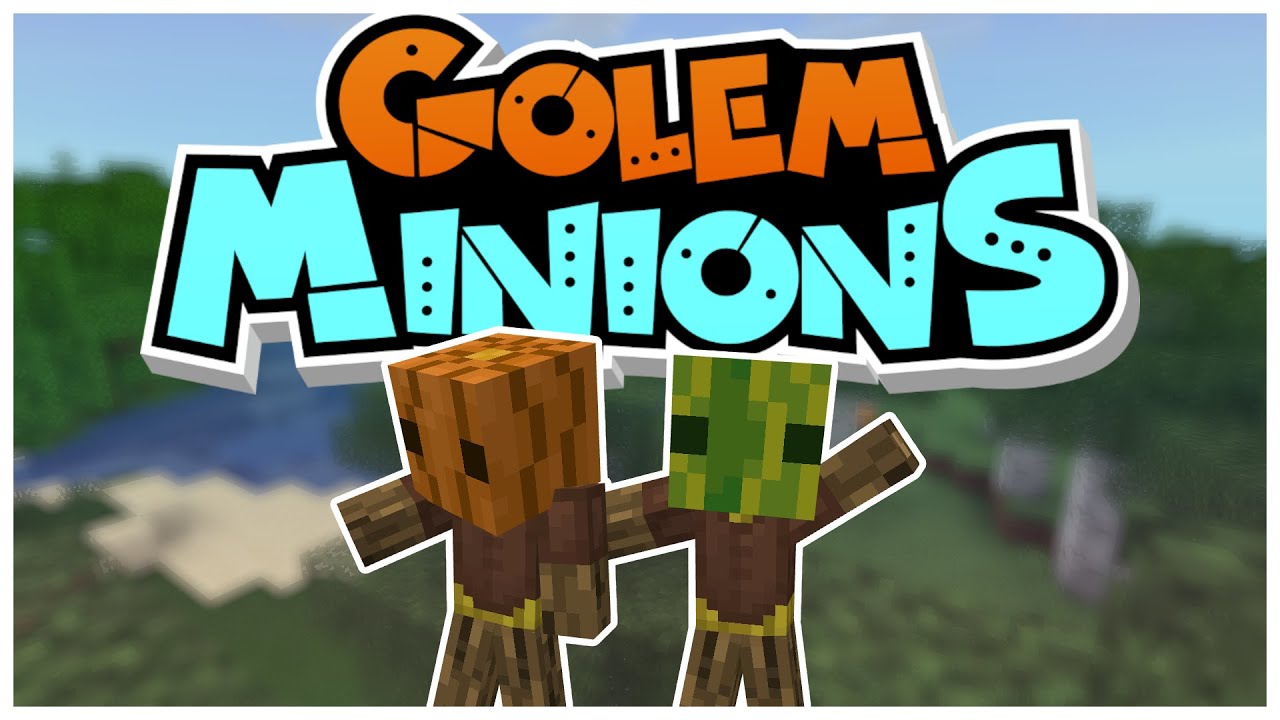 Golem Minions Add-On Showcase - Minecraft Bedrock - Available Free On Curseforge
