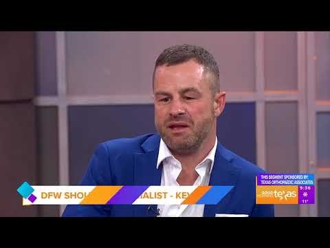 Dr Kevin Kruse MD, top Dallas shoulder surgeon and Stephanie Garner featured on GMT