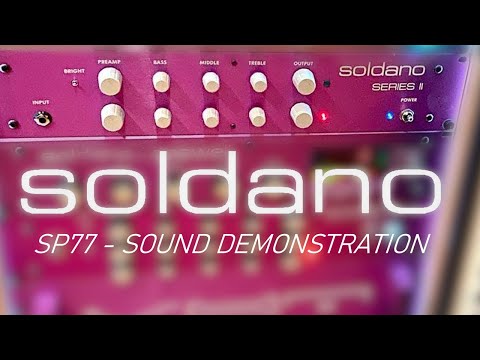 Soldano SP77 Series ll Tube preamp 2-channel Made in USA | Reverb