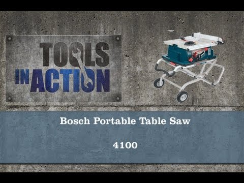 Bosch Portable Table Saw 4100 - Review