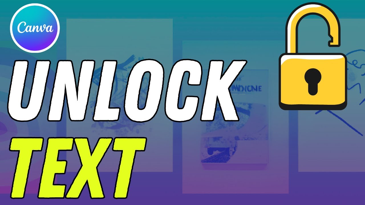 How to Unlock Text in Canva - Simple Tutorial