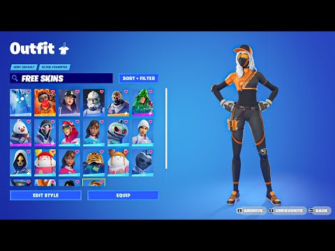 All Fortnite FREE Skins (2019 - 2023)