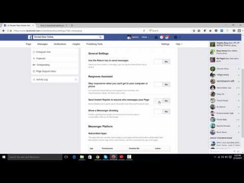 How to Set Auto Reply Messages in Facebook Page | Automatic Reply On Your Facebook Page