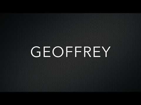 How to Pronounce Geoffrey
