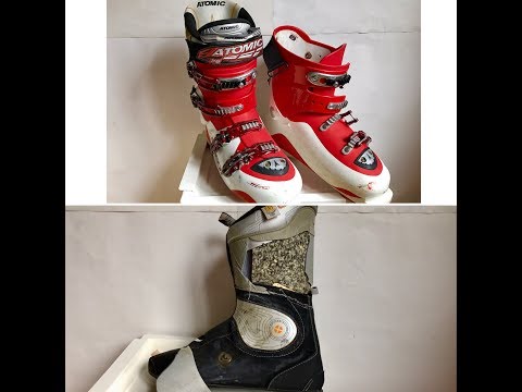 Atomic B-tech 90 ski boots crumbled