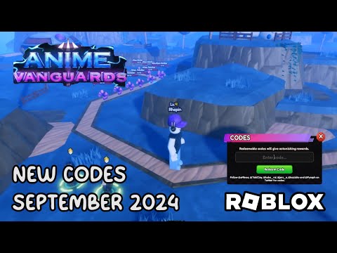 Roblox Anime Vanguards New Codes September 2024