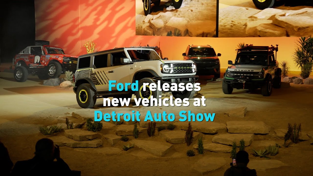 Ford releases new vehicles at Detroit Auto Show