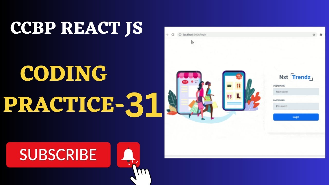 Debugging Nxt Trendz Protected Route | Coding Practice 31 | REACT JS | NxtWave | CCBP 4.0