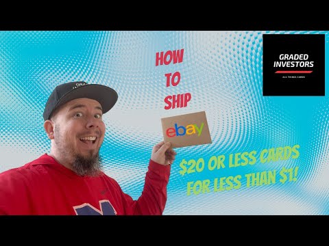 eBay $20 Cards $1 shipping! How to use eBay Standard Envelope! (ESE)