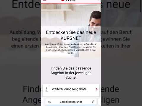 Unsere Kurse ab jetzt im KURSNET der Arbeitsagentur