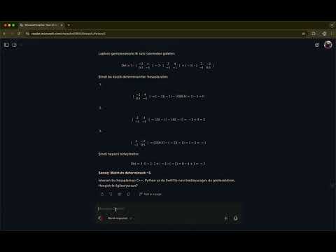 recursive determinant hesaplama 3*3 matris, swift playgorund #xbrcerk